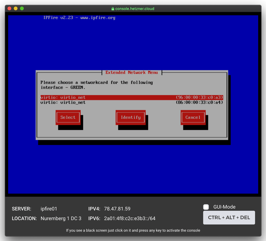 Install IPFire on Hetzner Cloud • ServerHealers