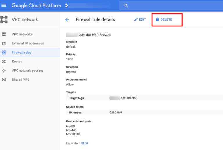 Open or Close Server Ports in Google Cloud Using the Console ...